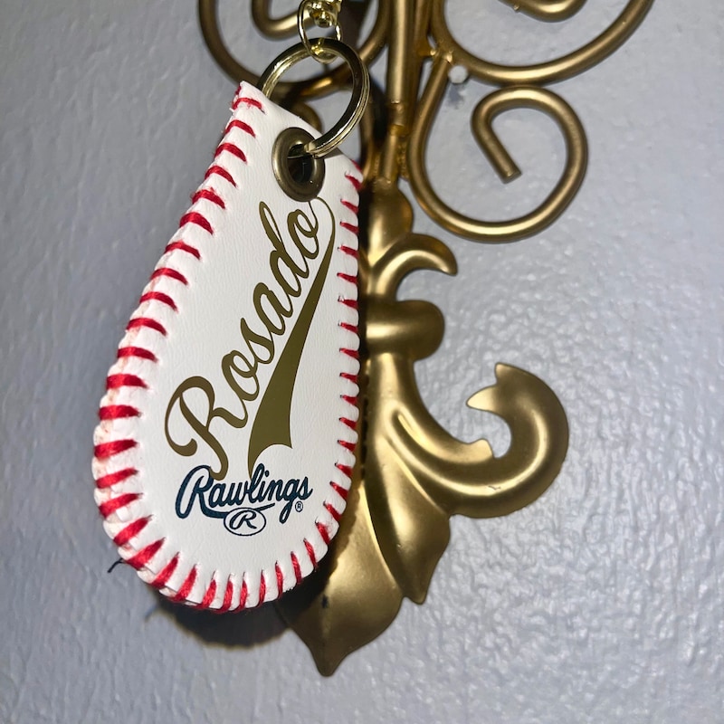 Baseball Keychain - Etsy