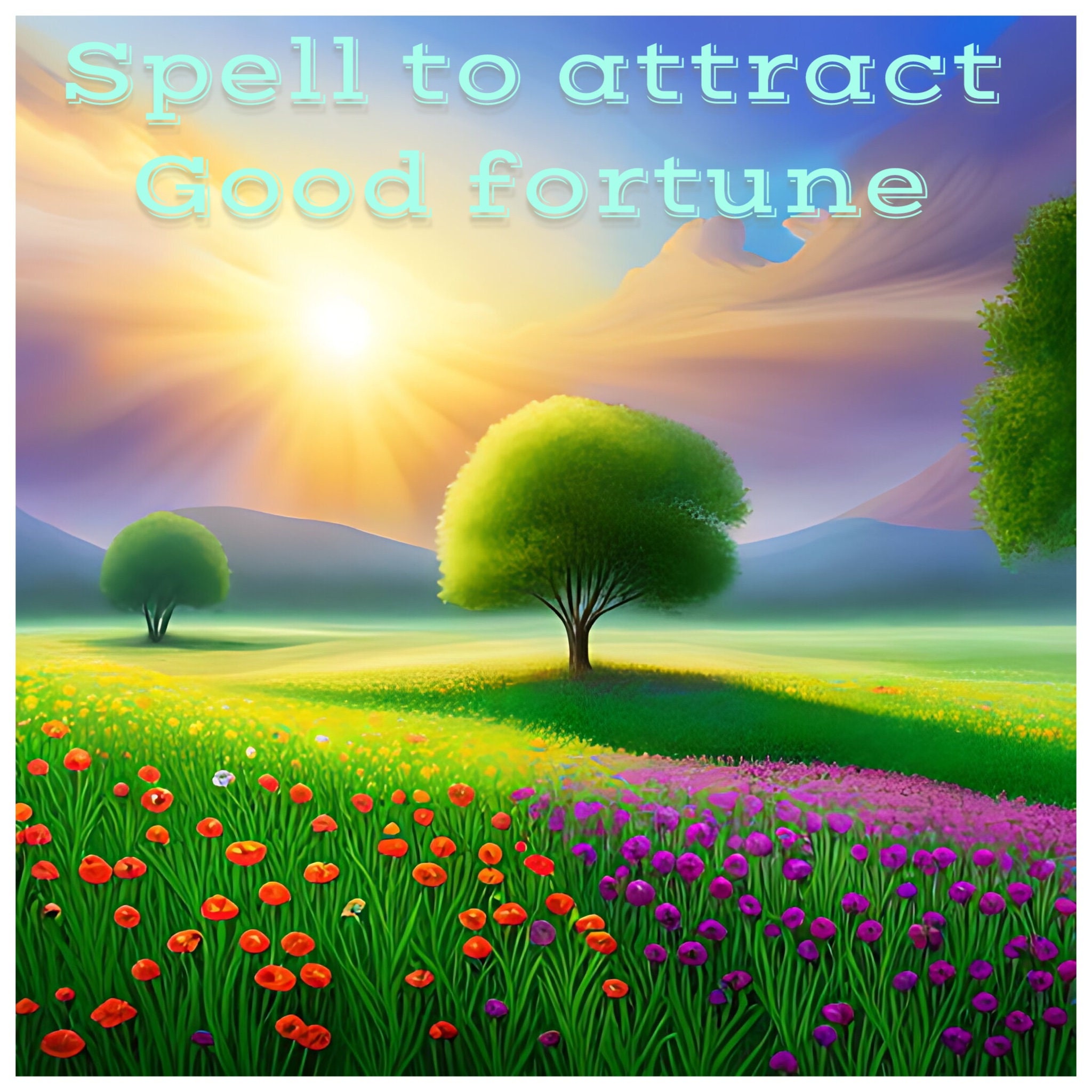SPELL to Attract GOOD FORTUNE Positive Energy Blessings - Etsy