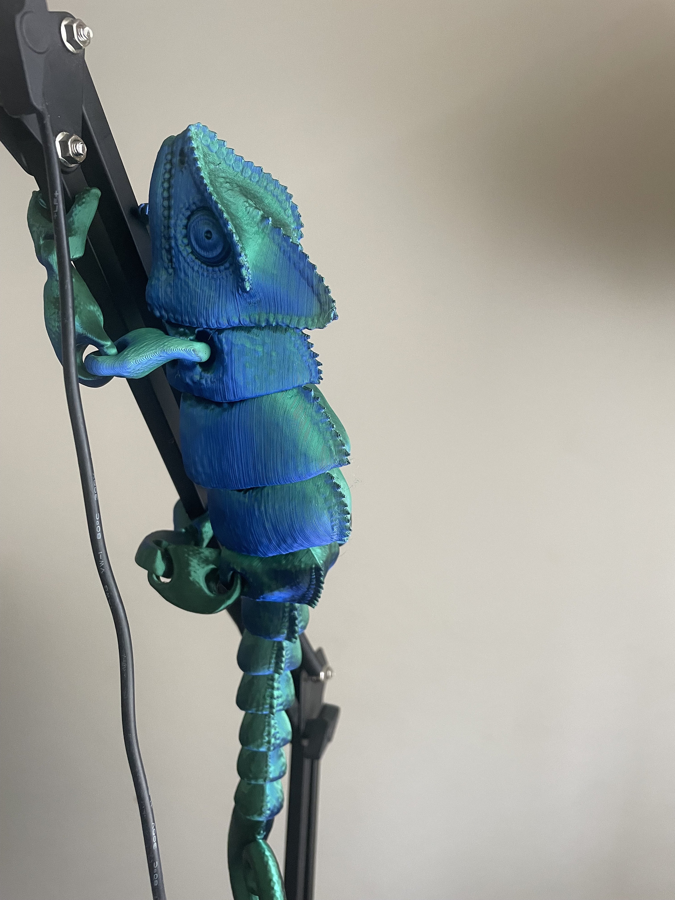 Climbing Articulated Chameleon - Etsy