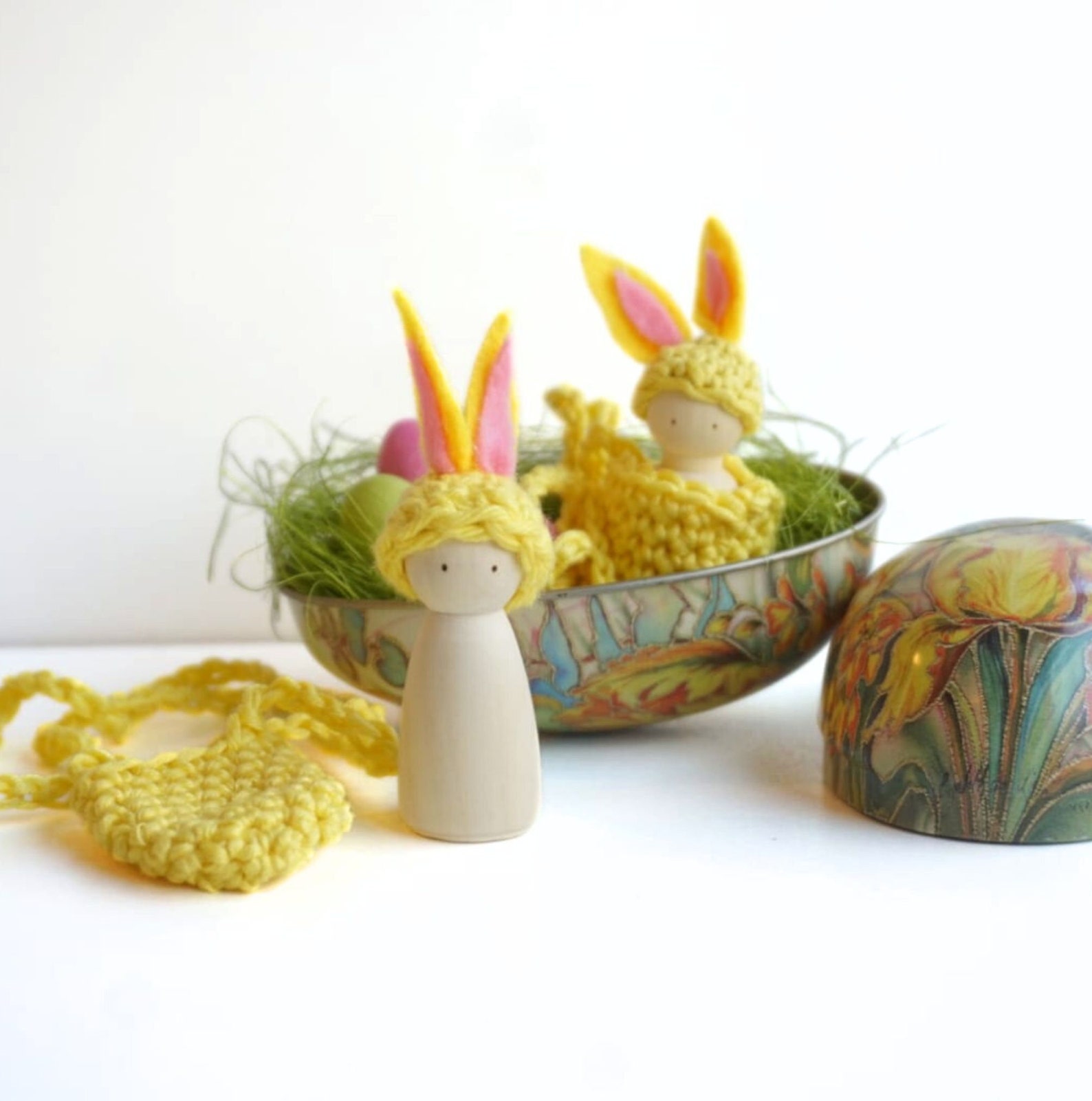 Waldorf Easter Bunny Waldorf Easter Gift Waldorf Birthday Ring Waldorf Easter Decor Waldorf Toys ...