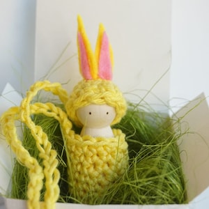 Waldorf Easter Bunny Waldorf Easter Gift Waldorf Birthday Ring Waldorf ...