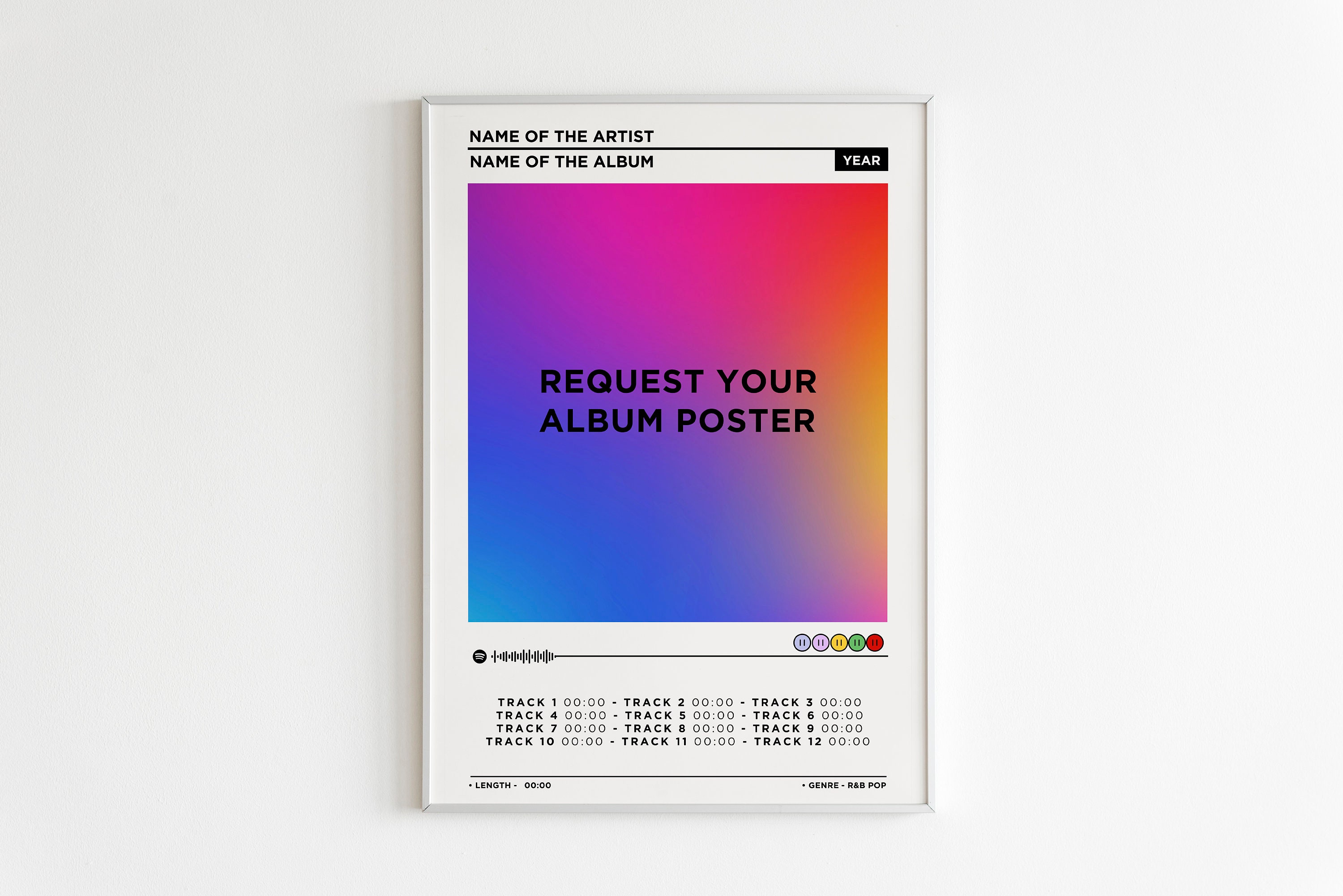 Custom Album Cover Set of 3 Poster / 3 Set Album Poster / Custom Music ...