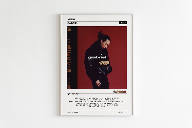 Keshi Gabriel Album Poster / Album Cover Poster / Music Gift / Music ...