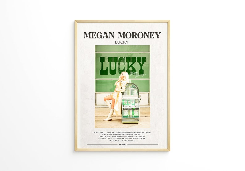 Megan Moroney Lucky Album Poster / Album Cover Poster / Music Gift ...