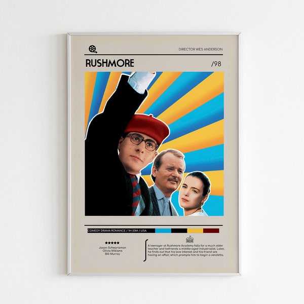 Rushmore Movie - Etsy