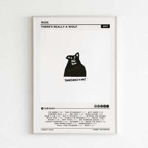 Russ There's Really A Wolf Album Poster / Album Cover Poster / Music ...