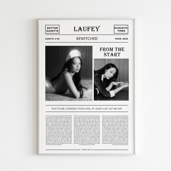 Laufey Poster - Etsy Singapore