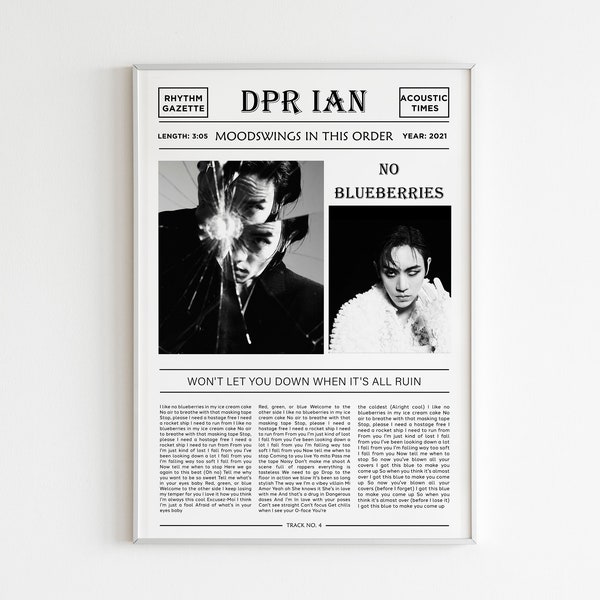 Dpr Ian Poster - Etsy