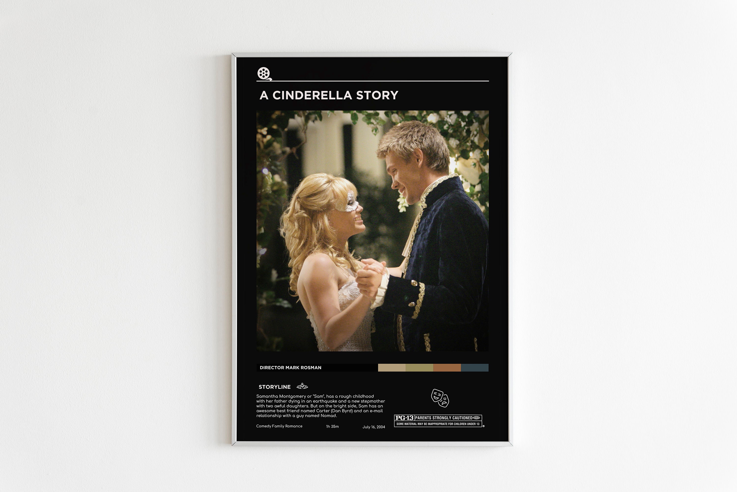 A Cinderella Story Movie Poster / Minimalist Movie Print / - Etsy