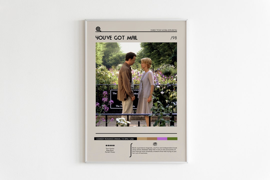 You've Got Mail Movie Poster / Minimalist Movie Print / - Etsy