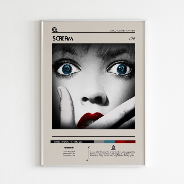 Scream Movie Poster - Etsy