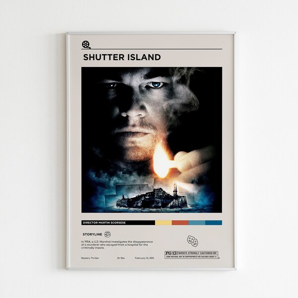 Shutter Island Movie Poster - Etsy