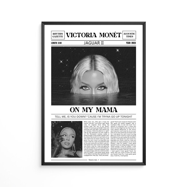 Victoria Monet Print - Etsy