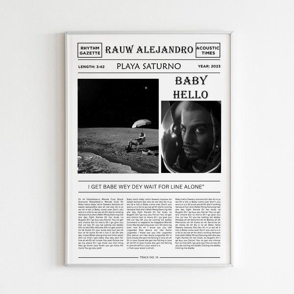 Rauw Alejandro Album Poster - Etsy