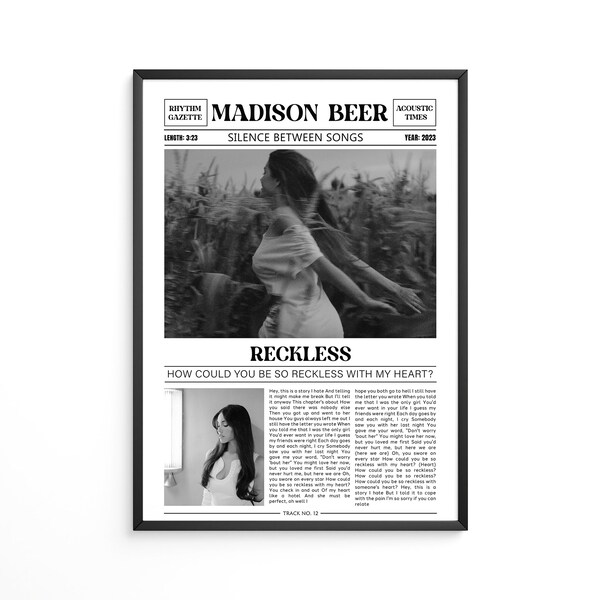 Madison Beer Poster - Etsy