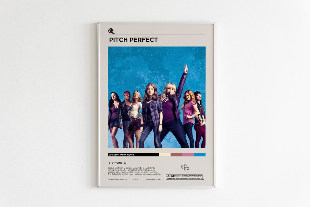 Pitch Perfect Movie Poster / Minimalist Movie Poster / Movie Gifts ...