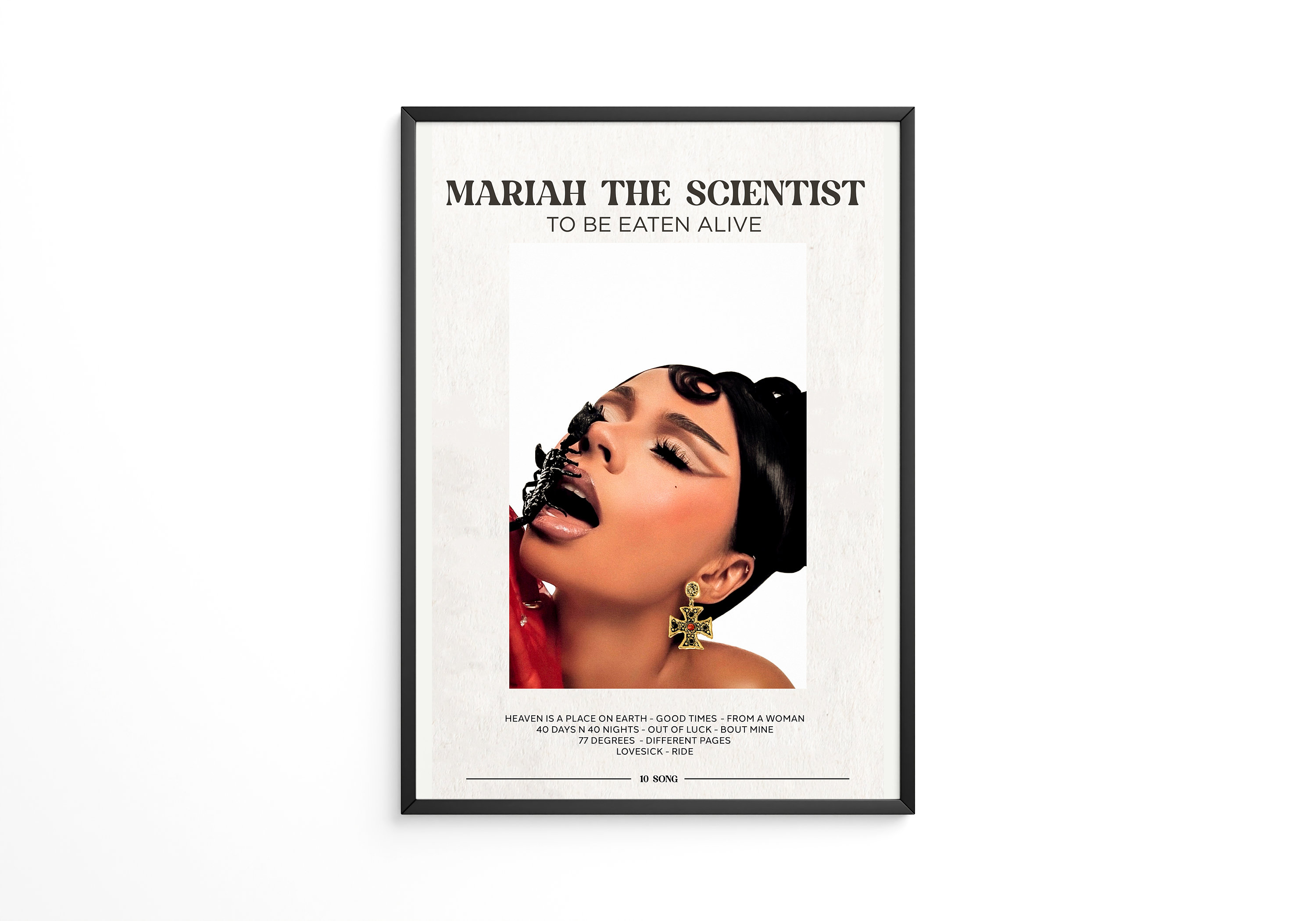 Mariah the Scientist to Be Eaten Alive Album Poster / Album Cover ...