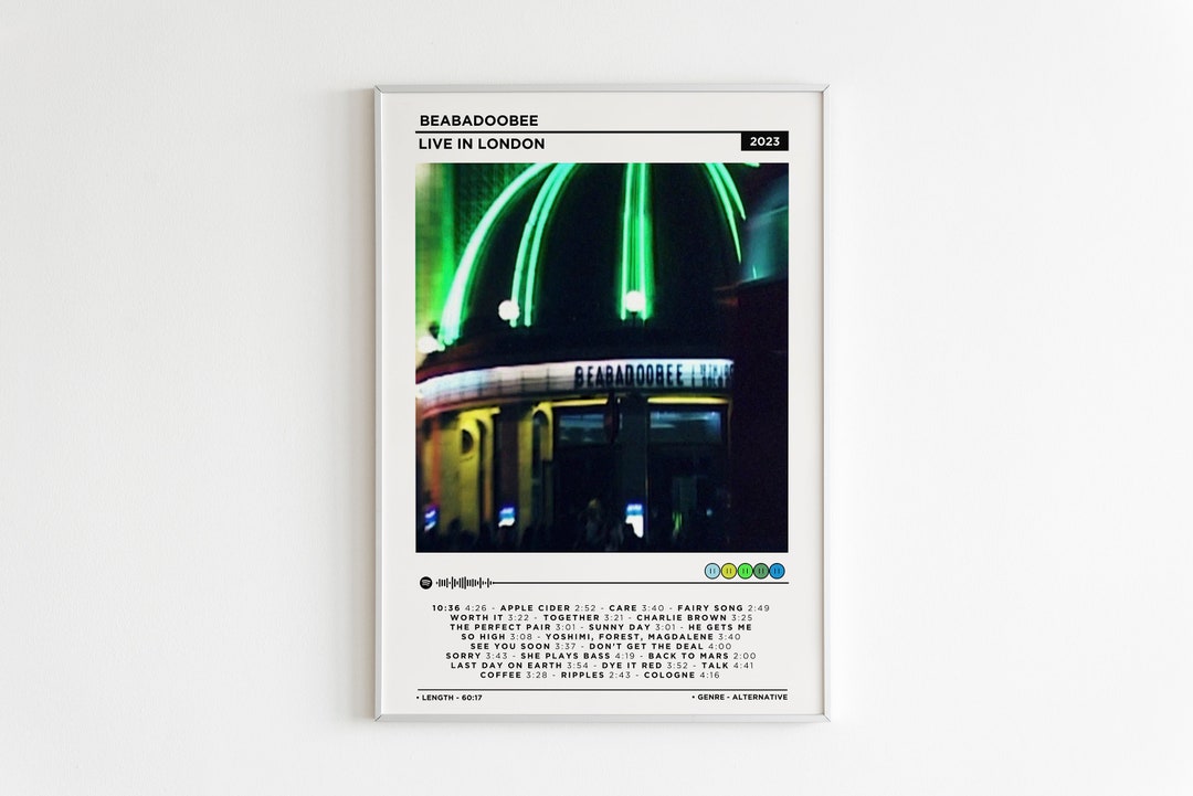 Beabadoobee Live in London Album Poster / Album Cover Poster - Etsy