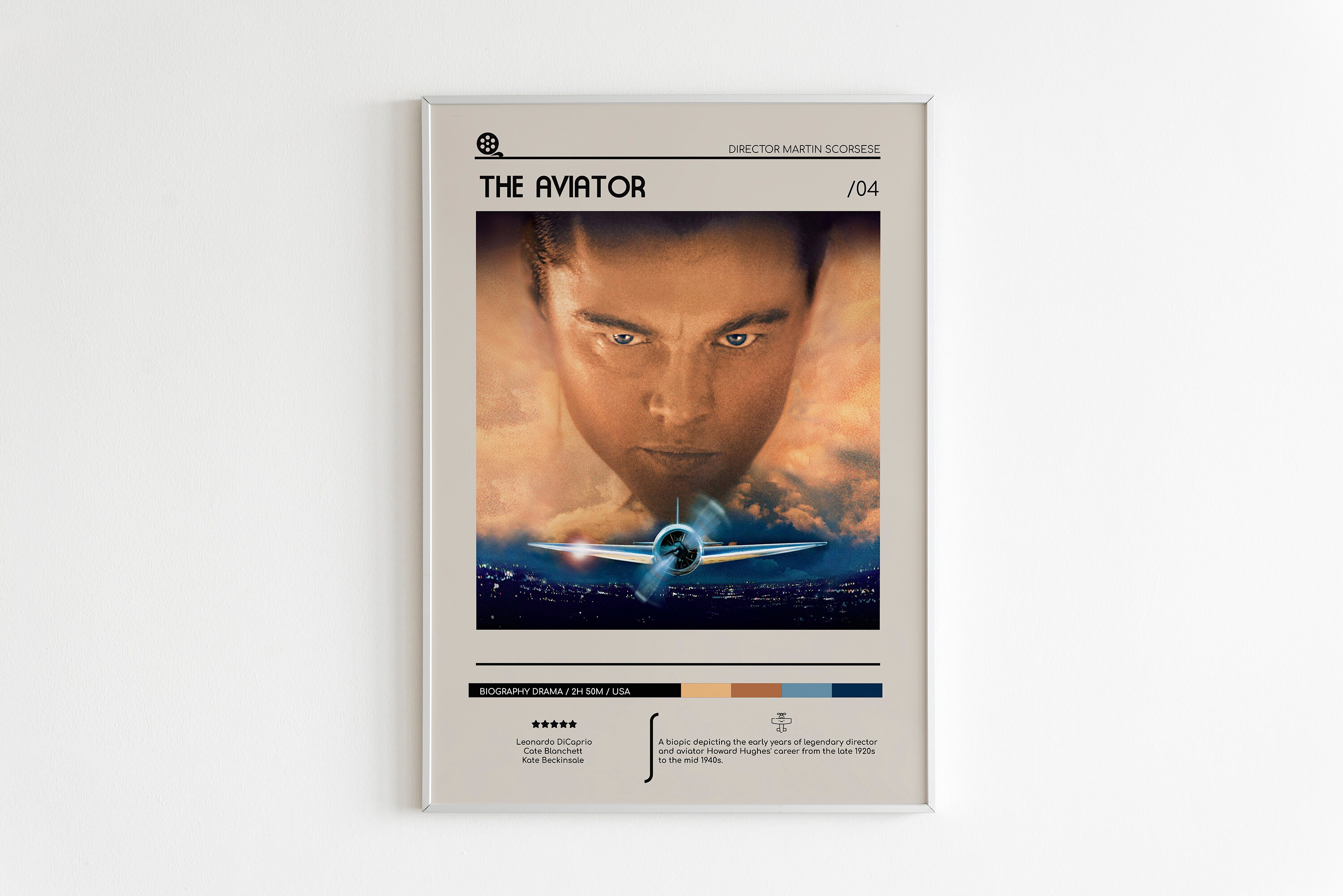 The Aviator Minimalist Poster