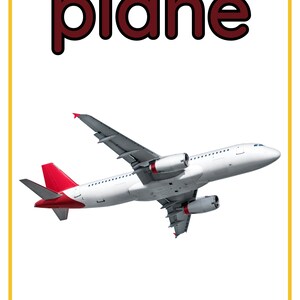 My Transport Picture Cards/flashcards for Pre-primary and - Etsy