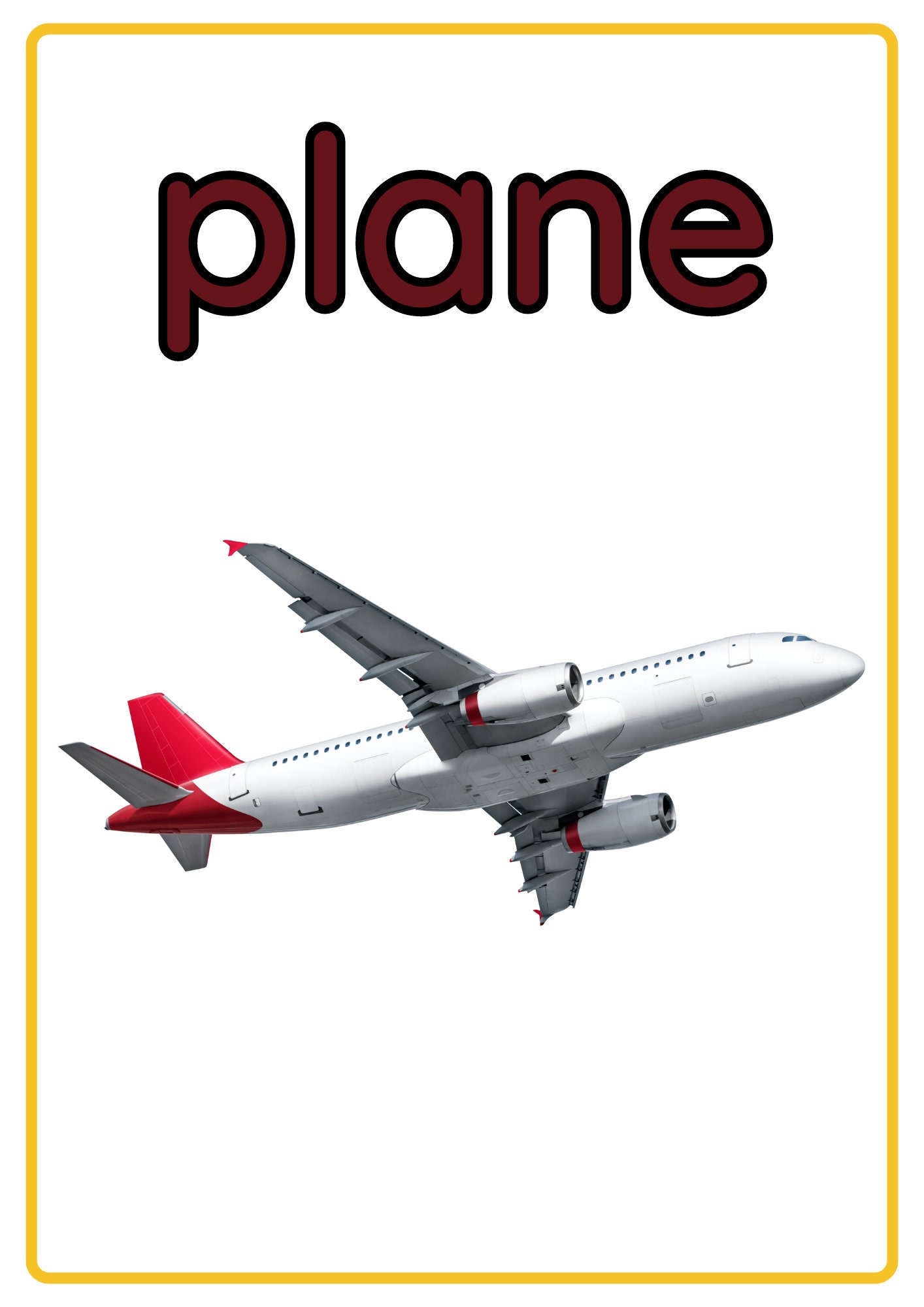 My Transport Picture Cards/flashcards for Pre-primary and - Etsy