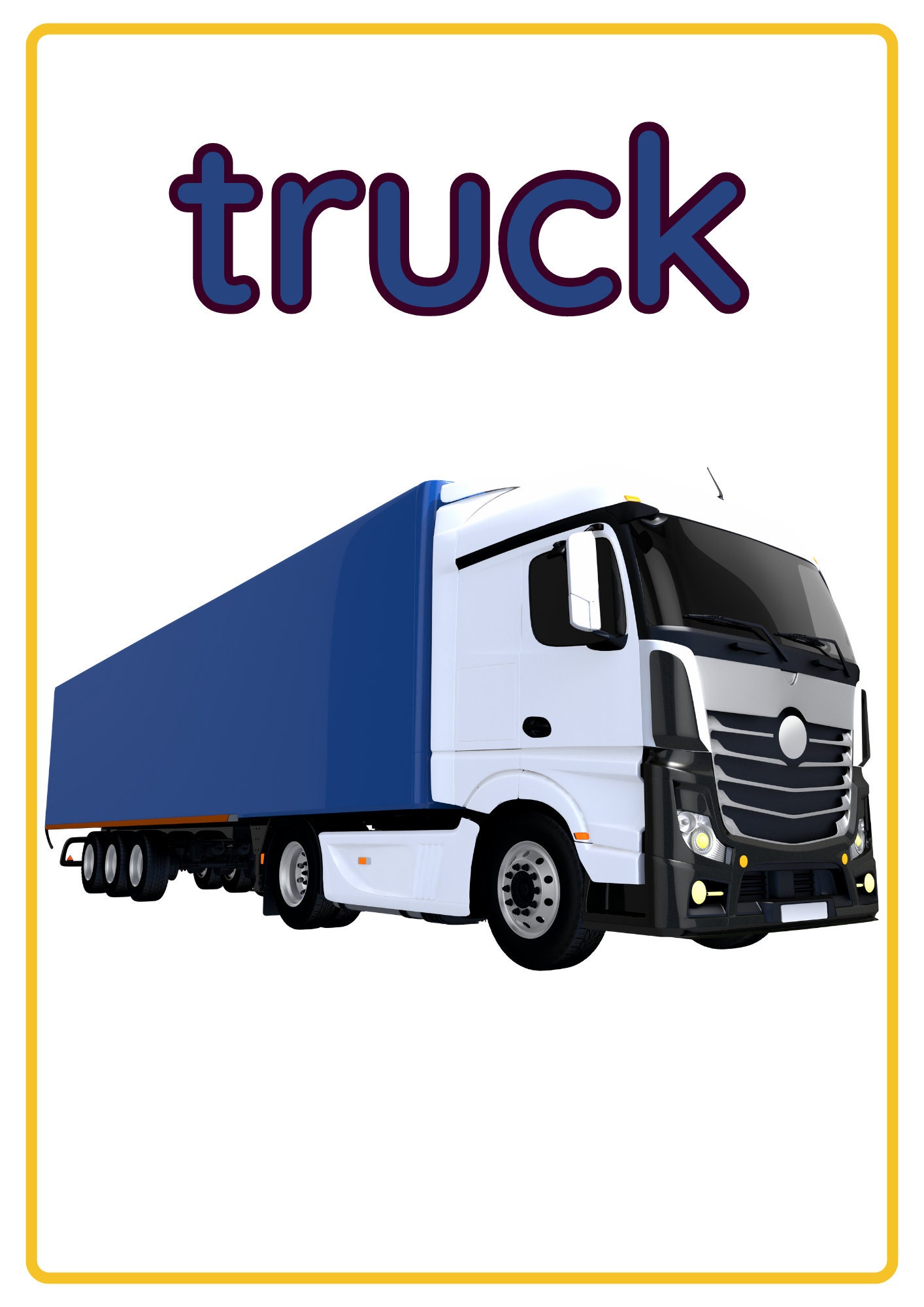 My Transport Picture Cards/flashcards for Pre-primary and - Etsy