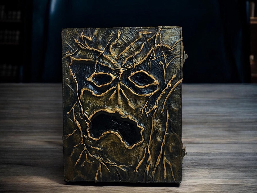 Necronomicon Evil Dead Book – Leather Grimoire Journal, Horror Prop ...