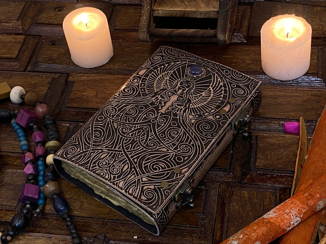 Blank Spell Book of Shadows Journal With Lock Clasp Prop Vintage ...