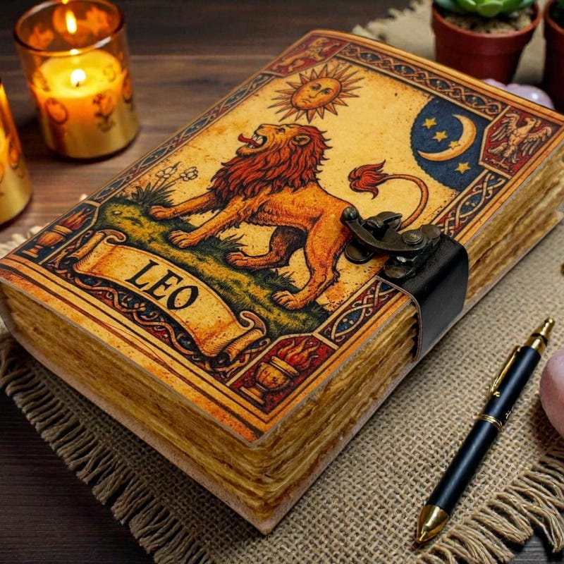 Zodiac Diary Leo - Etsy