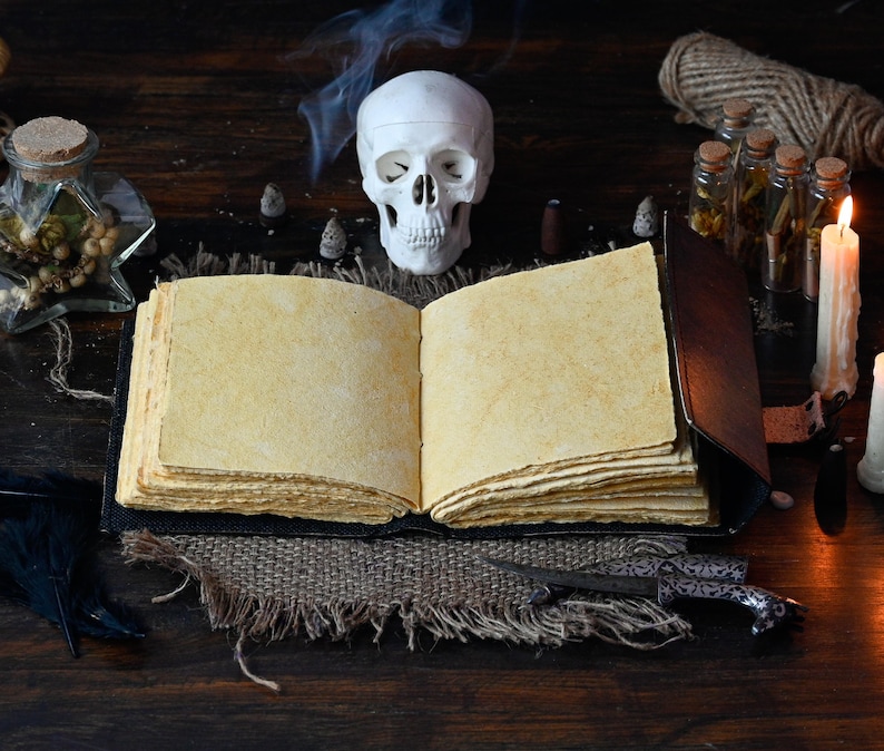 Darkhold Grimoire Book of Damned the Book of Sin Gothic Blank Spell ...