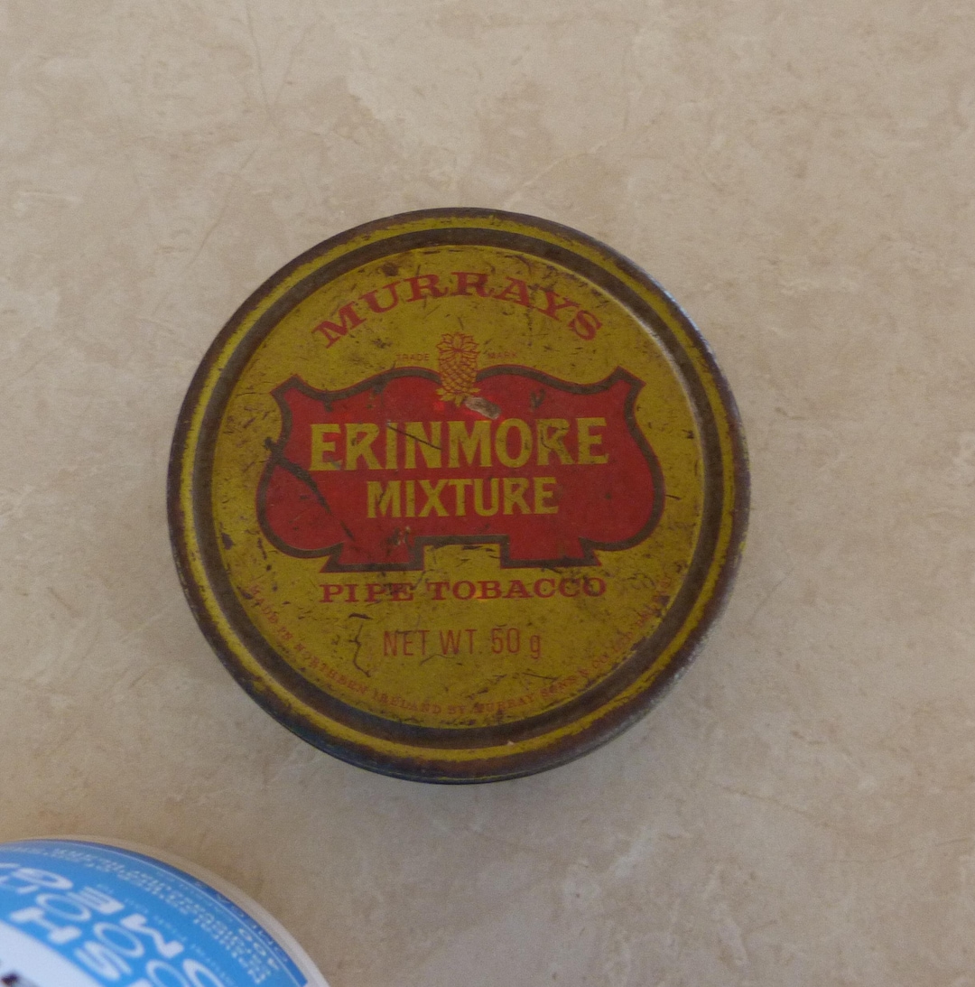 Vintage Murrays Erinmore Mixture Pipe Tobacco 50g Round Tobacco Tin ...