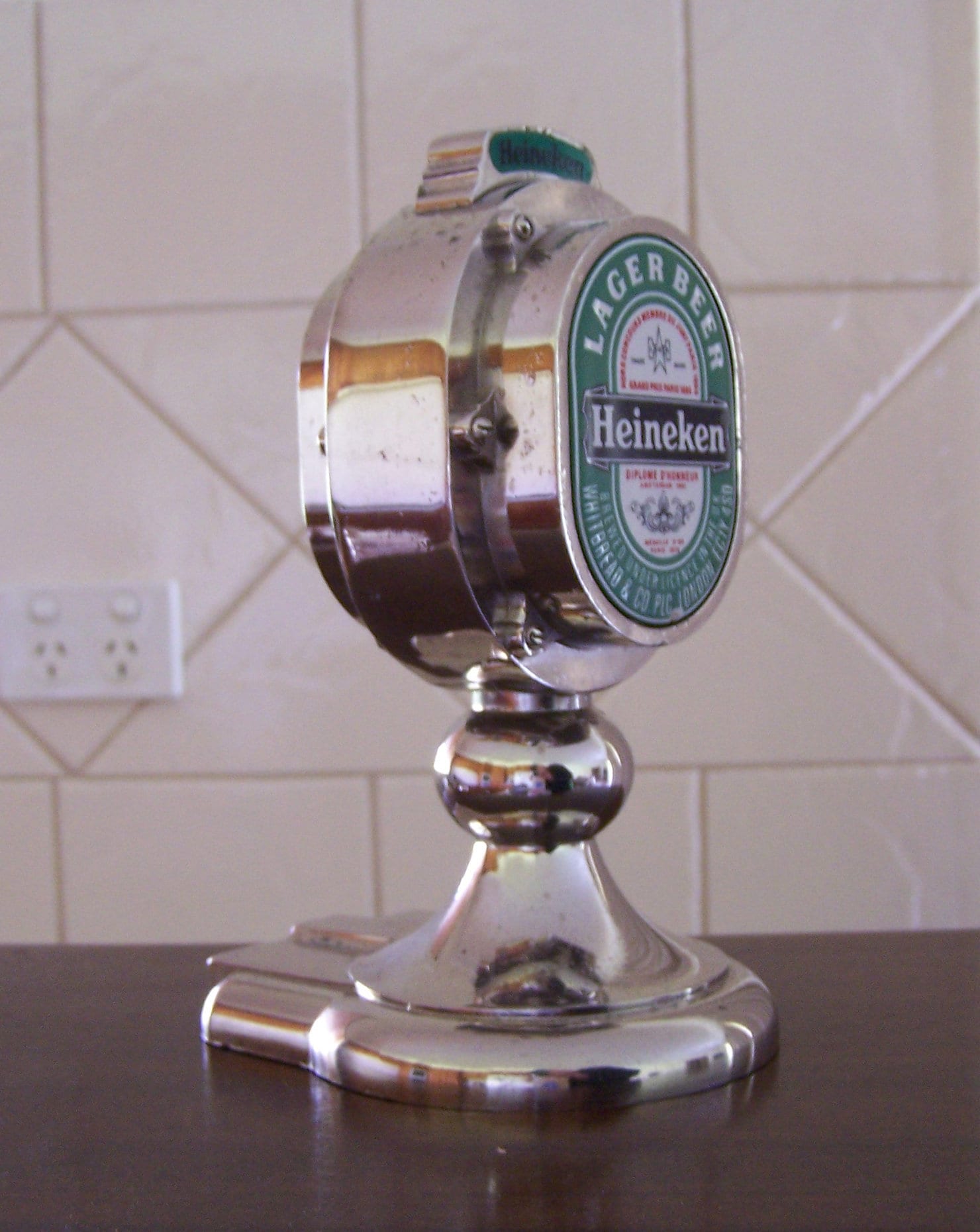 Vintage Heineken Beer Tap Signage Pump Bar Memorabilia - Etsy