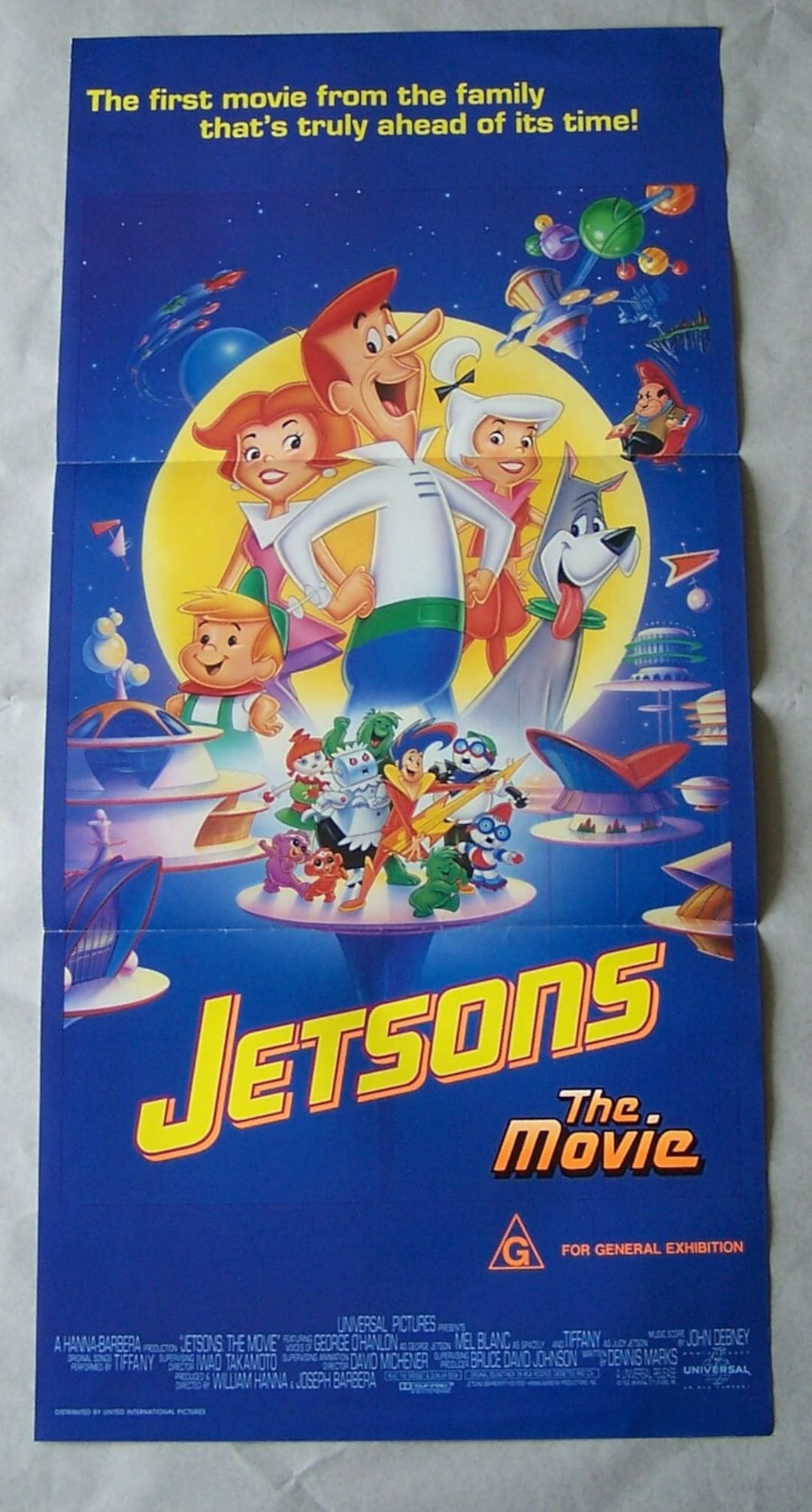 Jetsons the Movie Original Australian Daybill Movie Poster Mel Blanc ...
