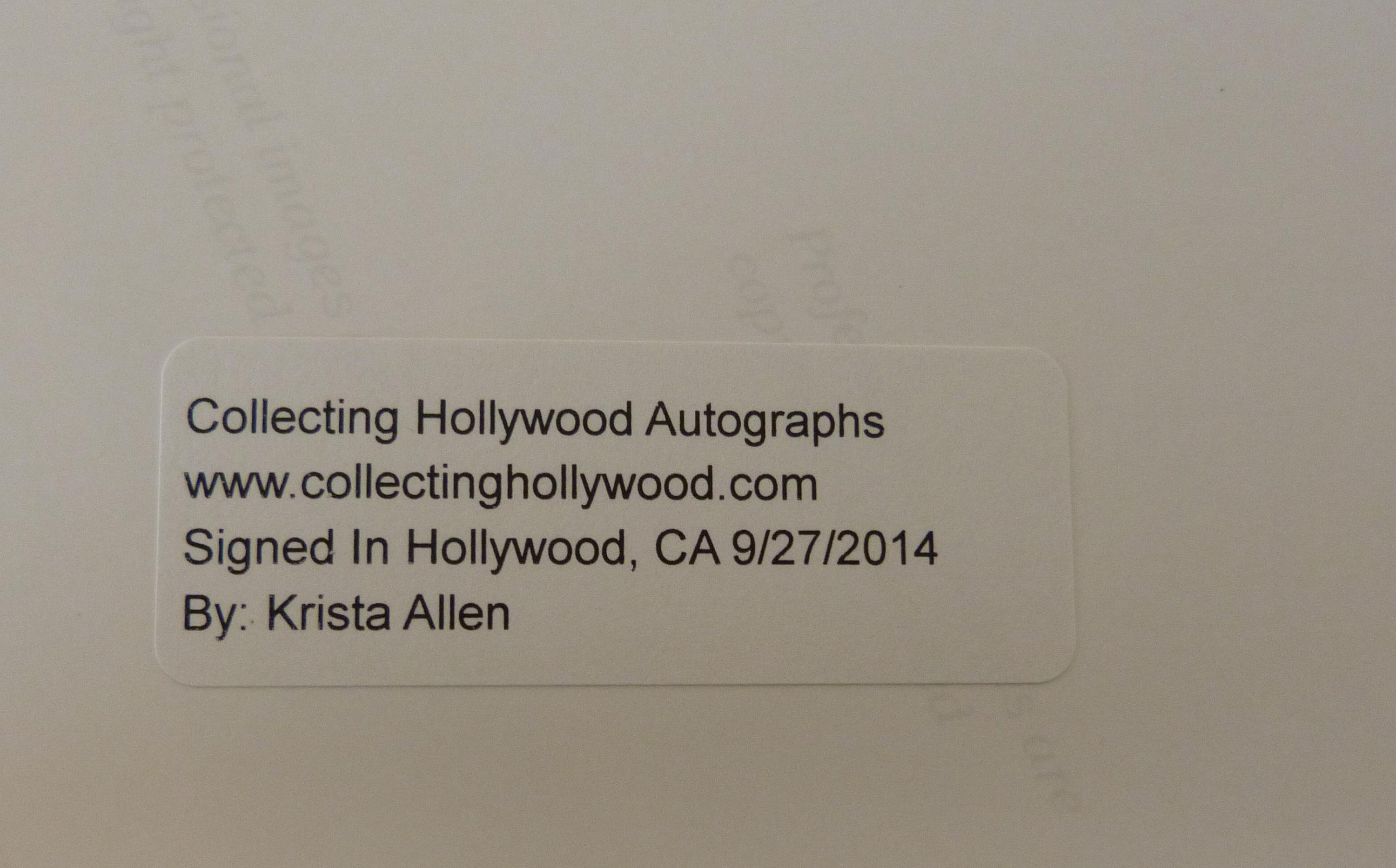 Krista Allen Signed Baywatch 10 X 8 Photo With COA - Etsy