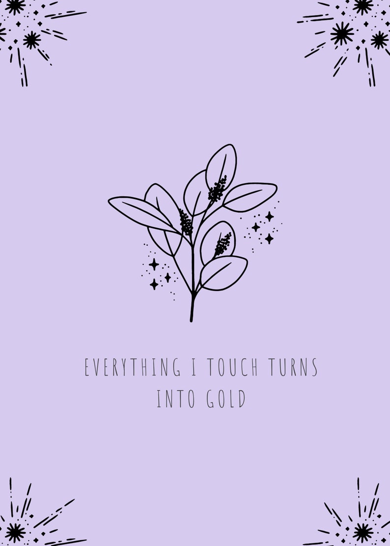 20 Affirmations for Abundance Cards - Etsy