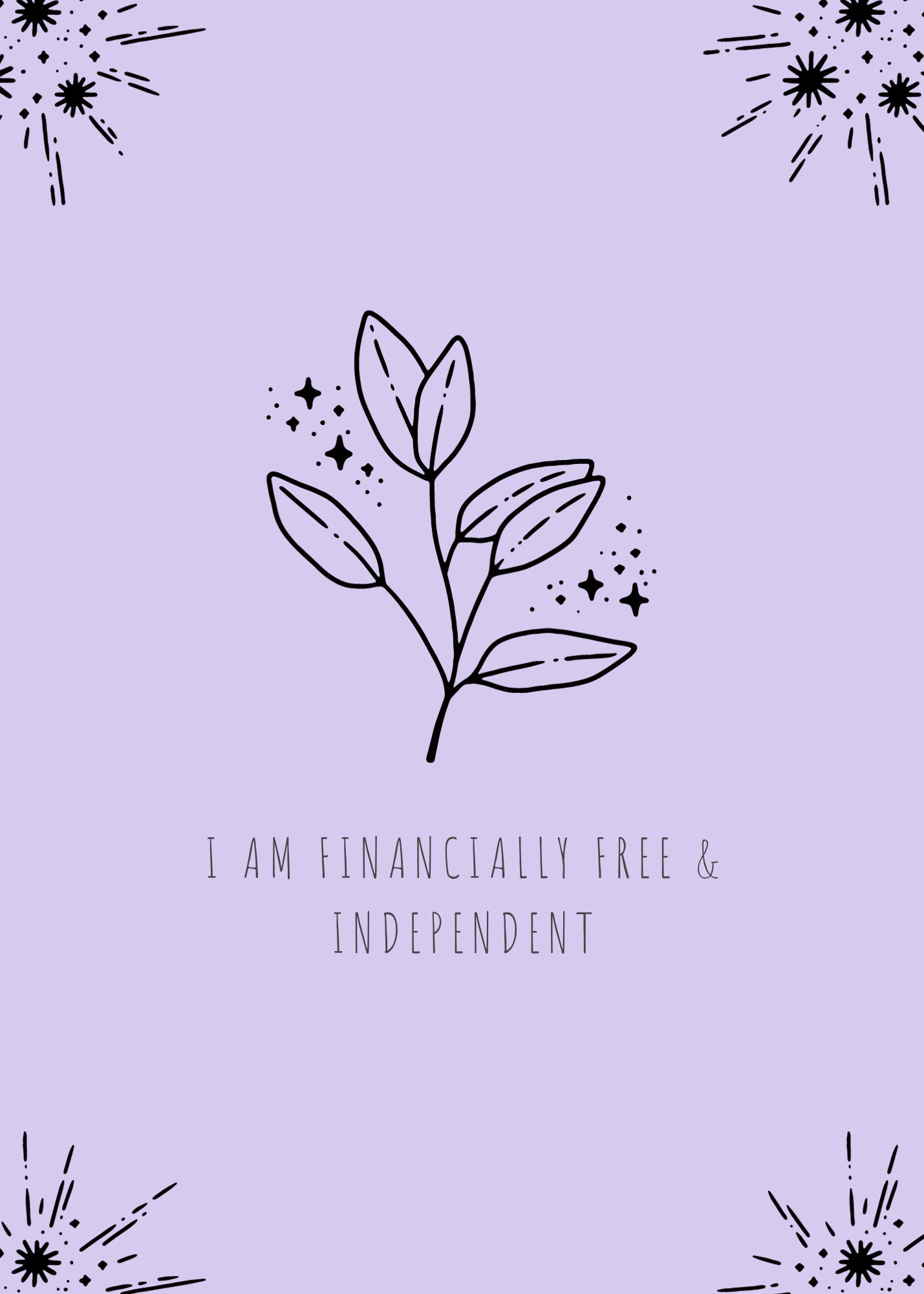 20 Affirmations for Abundance Cards - Etsy