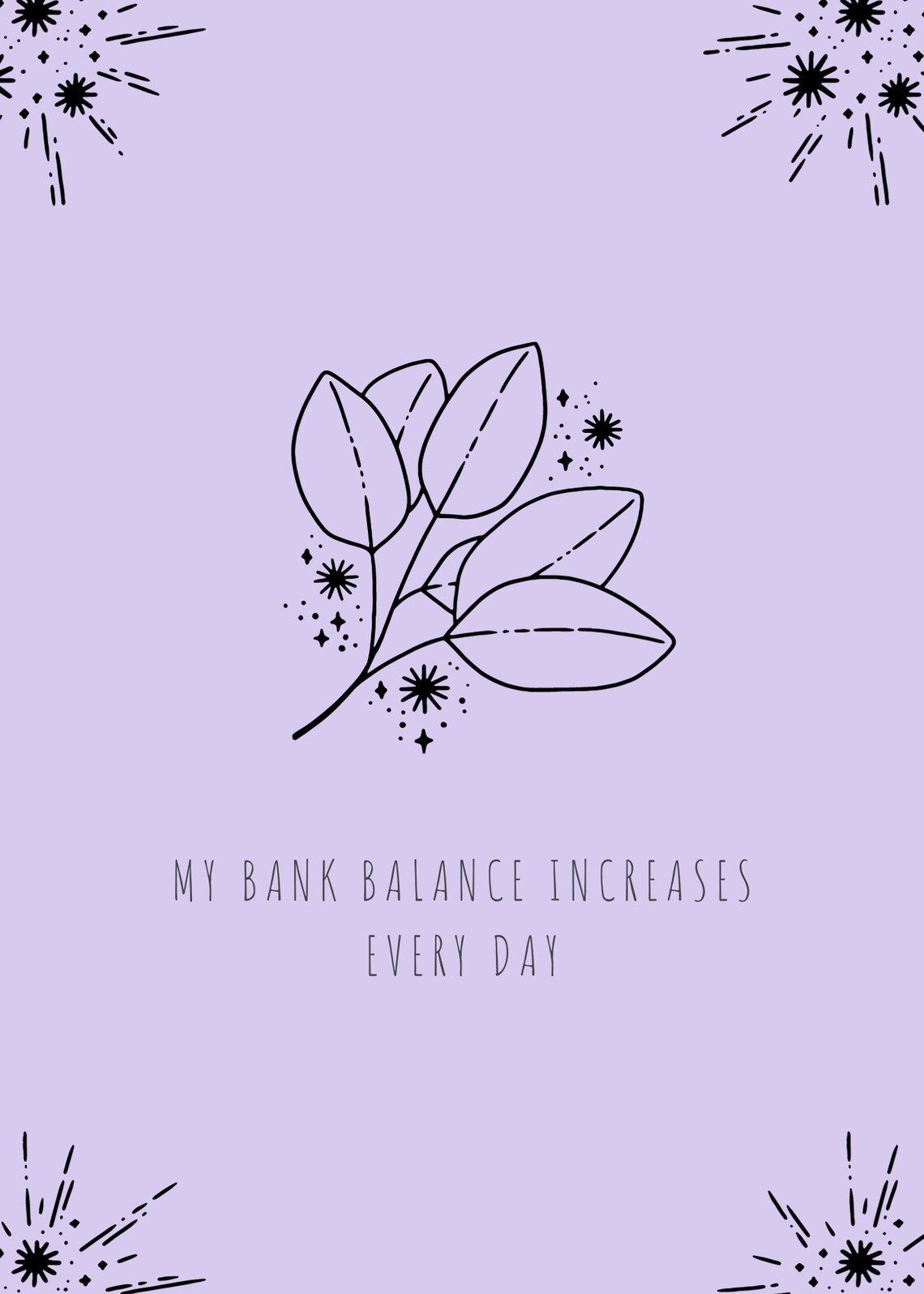 20 Affirmations for Abundance Cards - Etsy