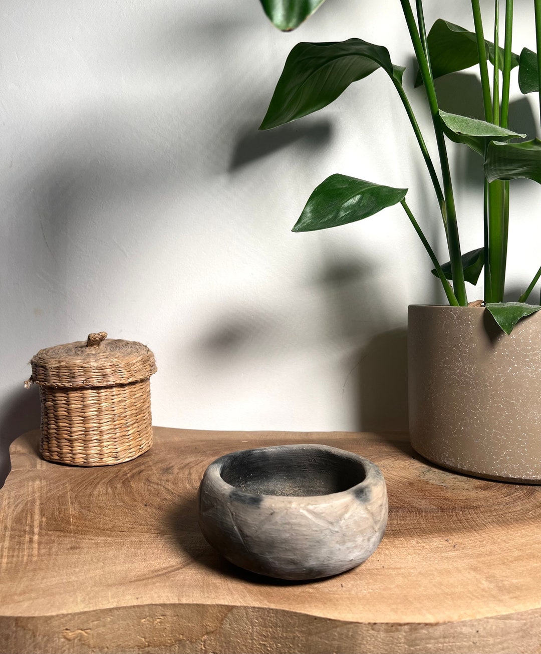 Decorative Pottery Bowl Sejnane Tunisian Crafts - Etsy