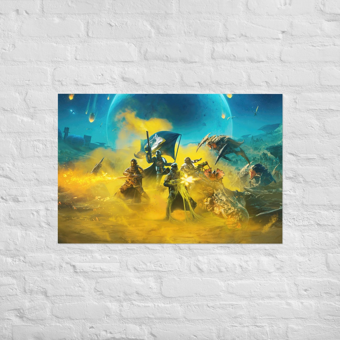 Helldivers 2 Poster, Helldivers Art, Artwork, Wallpaper - Etsy Canada