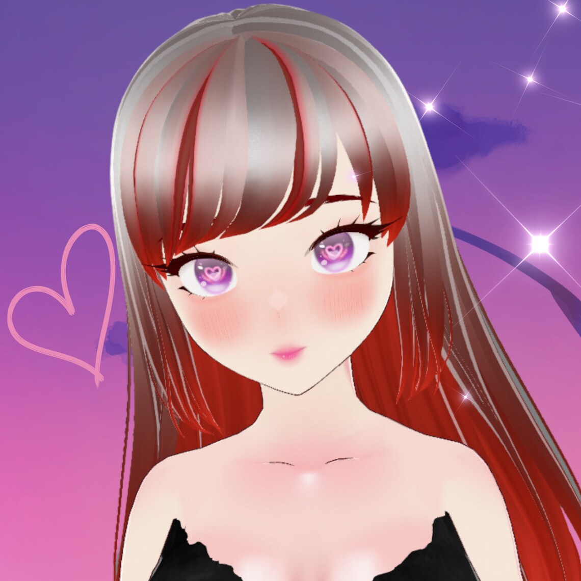 Anime Heart Eyes/ Irises (vroid Textures -handpainted) - Etsy