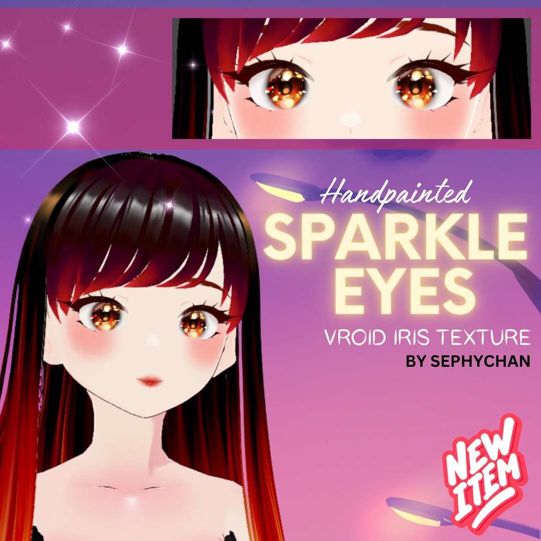 Sparkle Eyes- Expressive Irises (handpainted- Vroid Eye Texture) - Etsy