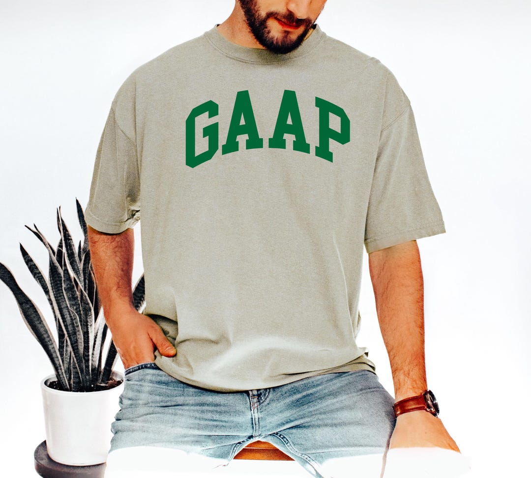 Comfort Colors GAAP Accounting Shirt: CPA Gift, Finance Major - Etsy