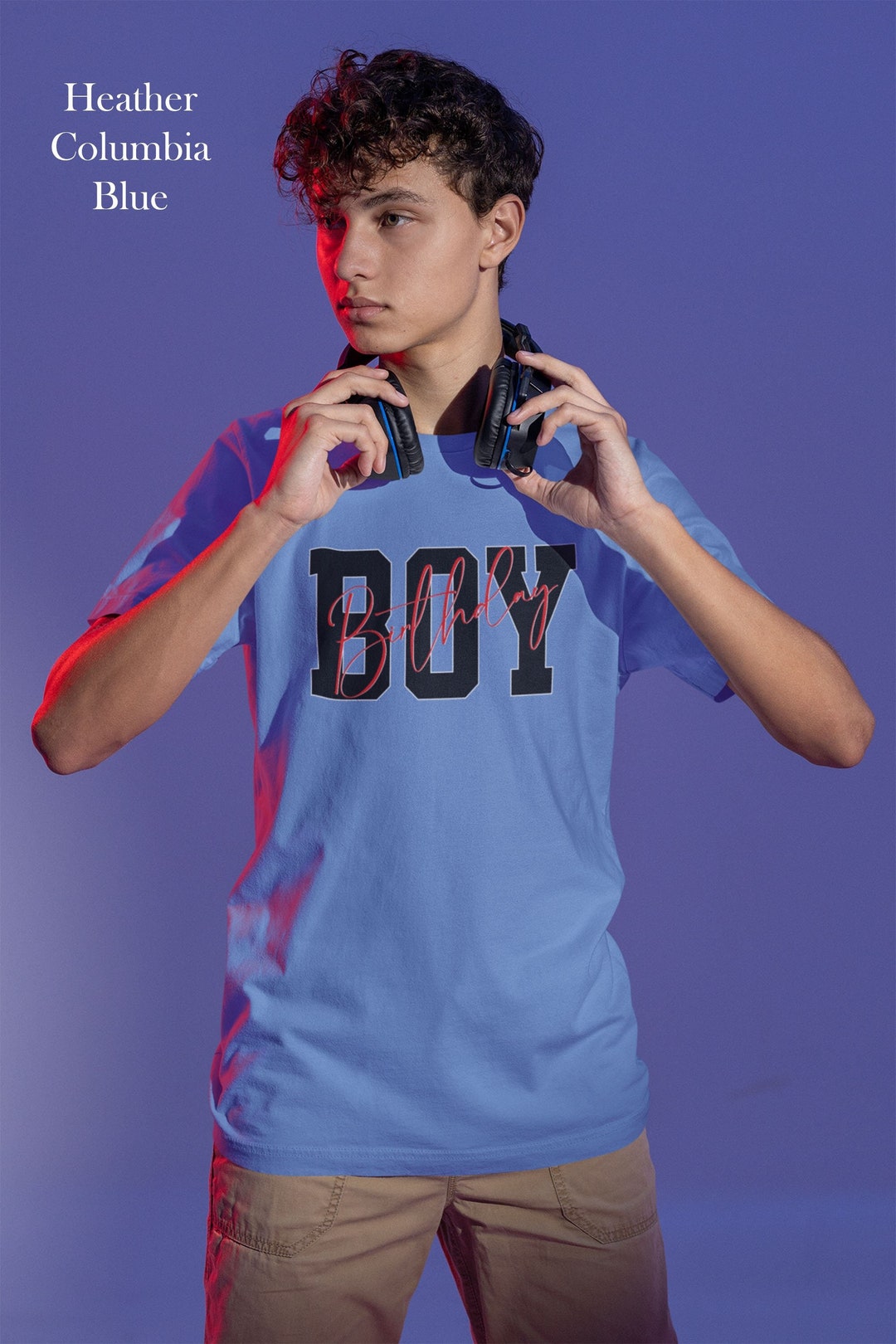 Stylish Birthday Boy Graphic Tee Perfect for Casual and Festive ...