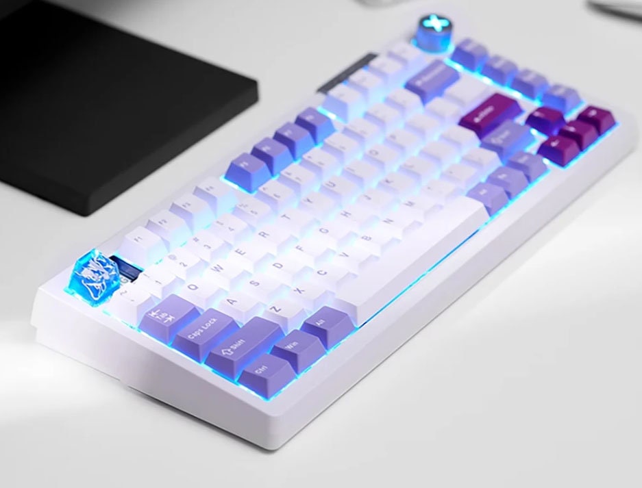 Resin Purple Green Keycaps Set, Cute Artisan Keycaps Set, Custom ESC ...