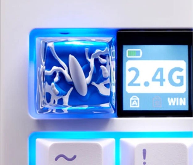 Resin Purple Green Keycaps Set, Cute Artisan Keycaps Set, Custom ESC ...