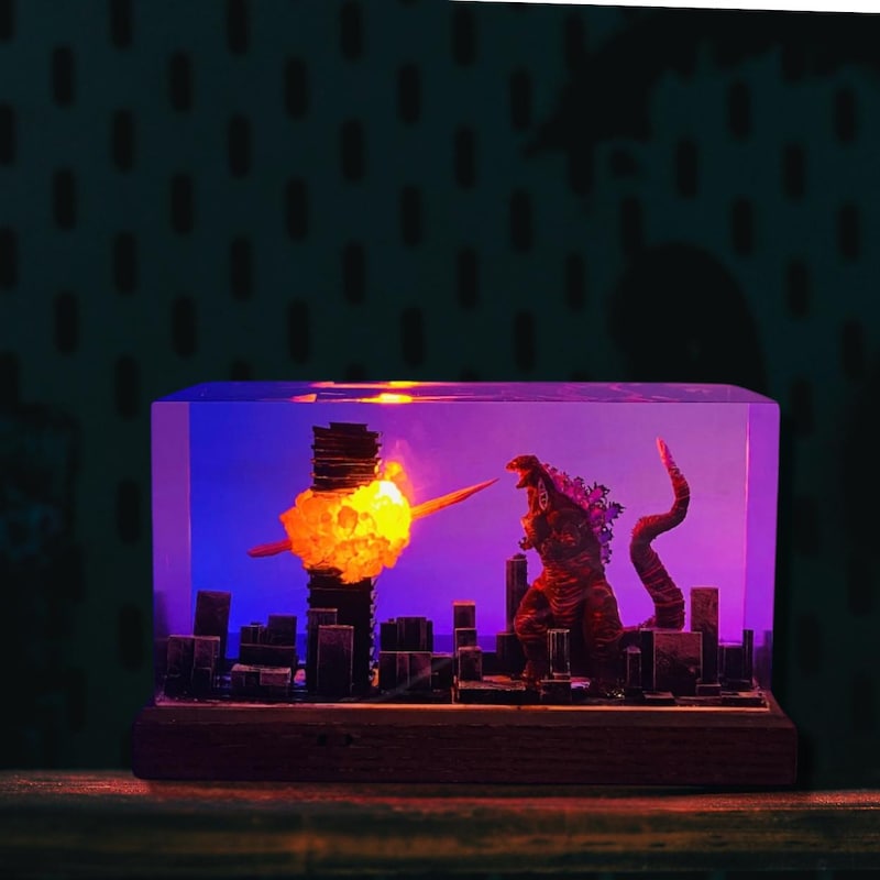 Resin Lamp - Etsy UK