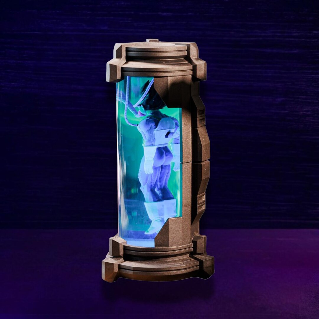Bio-engineered Warrior Specimen Tube Epoxy Lamp, LED Biotech Capsule ...