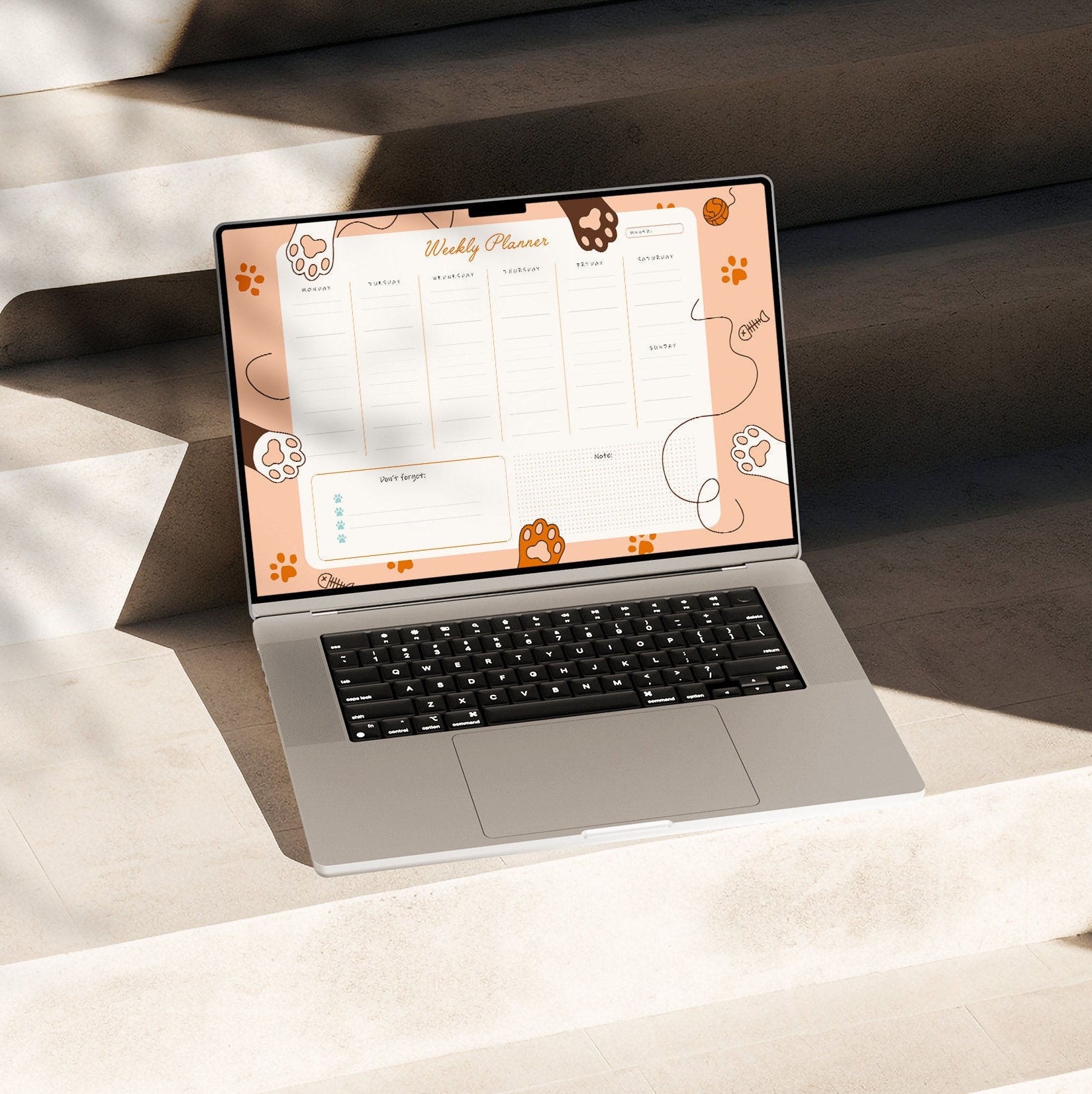 Paws and Plan: Have an Inspired Week With Our Cat Weekly - Etsy