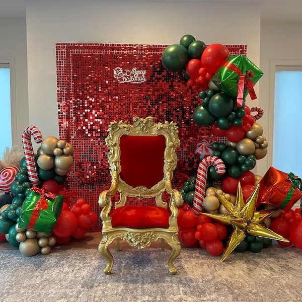 Red Shimmer Backdrop - Etsy