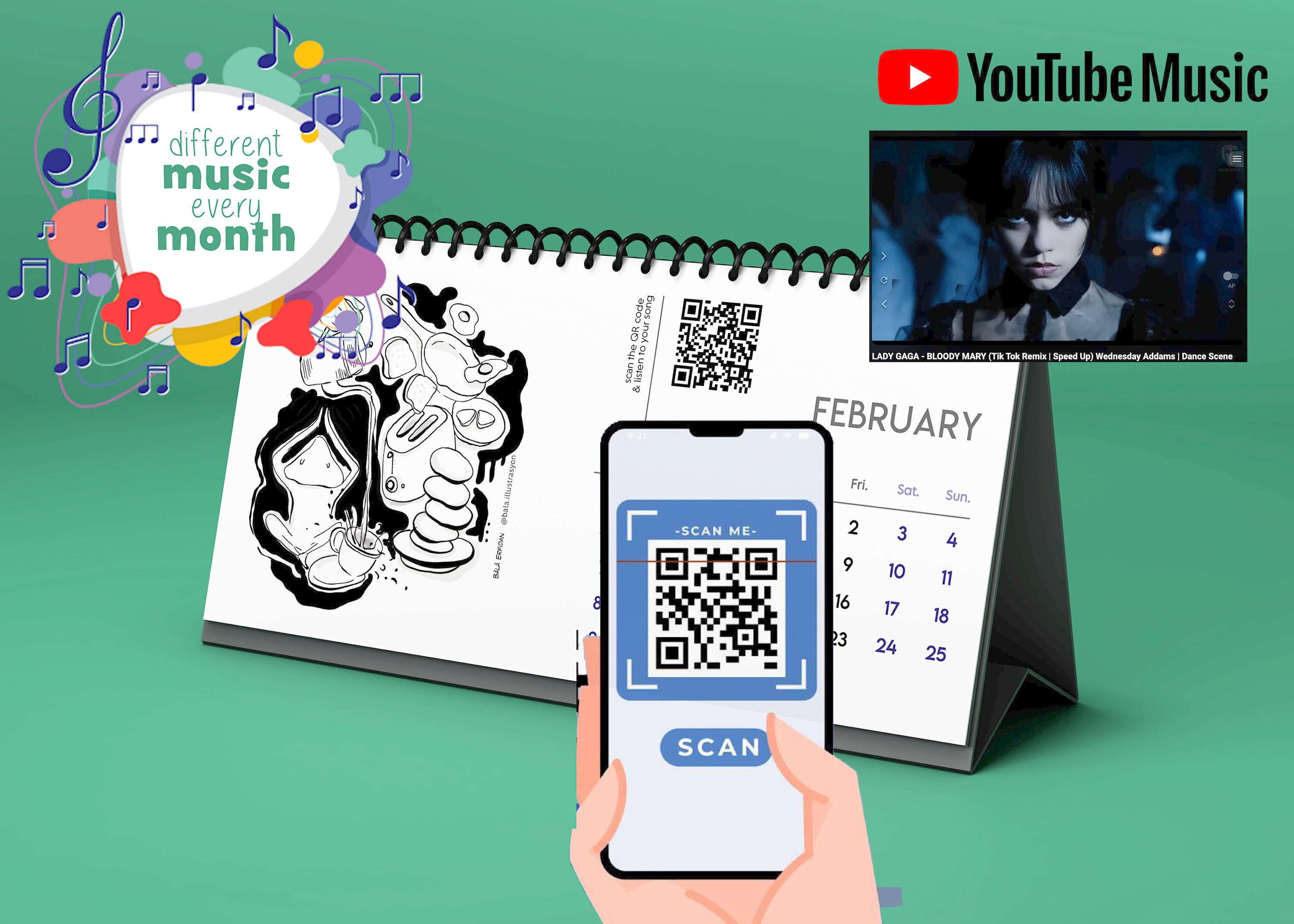 Custom 2024 Table Calendar Monthly Printable Digital PDF - Etsy